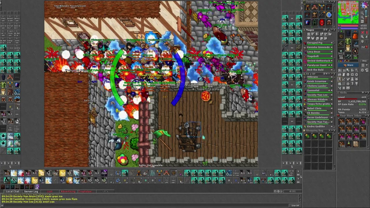 Tibia War - Thais Fight - YouTube