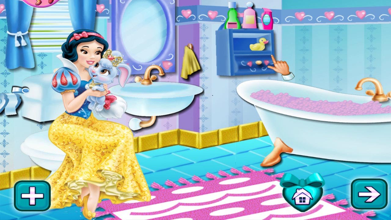 Snow White Bathroom Cleaning - YouTube