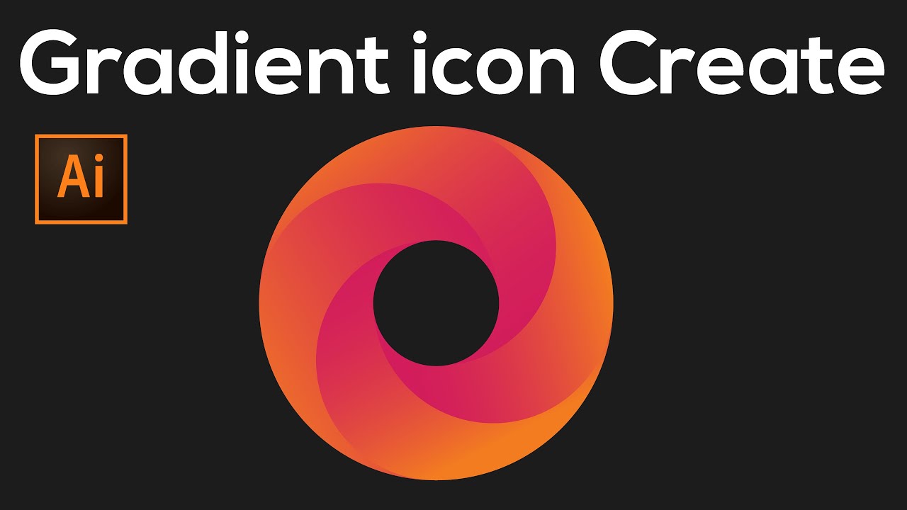 Gradient icon Create #Logo #Icon #Ahad #Design - YouTube