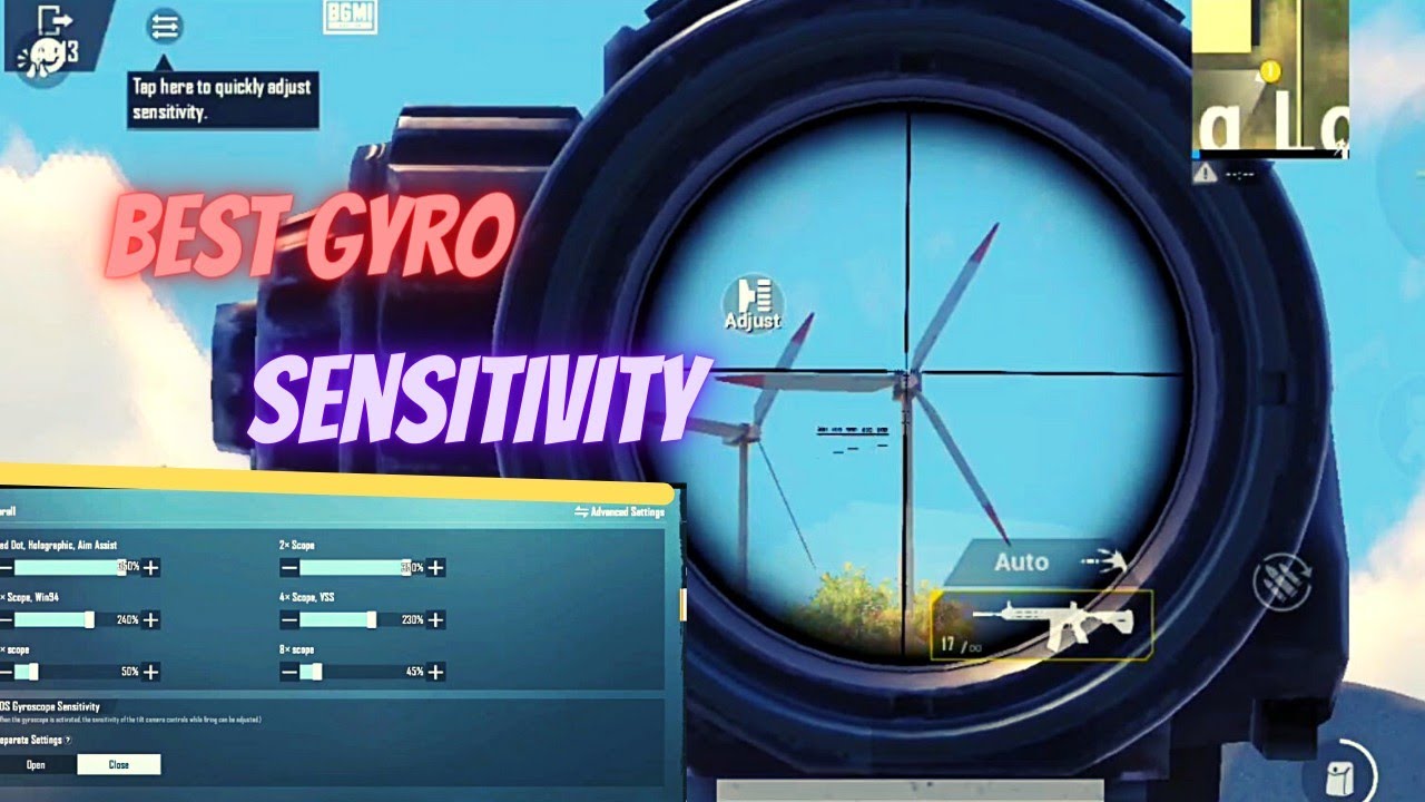 Best full gyroscope sensitive || bgmi sensitivity || 🥳 #bgmi . - YouTube
