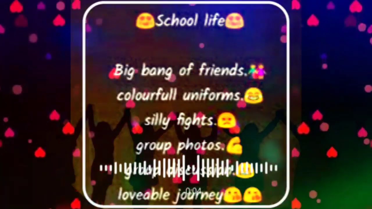 Rap about School Life Dedicated to all of the students who crossed the ...