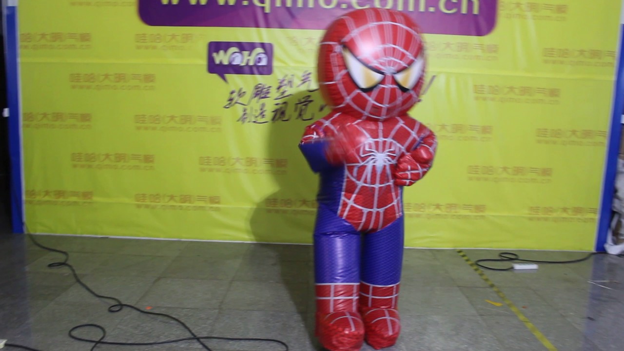 inflatable world inflatable spider-man costume - origin of the word master