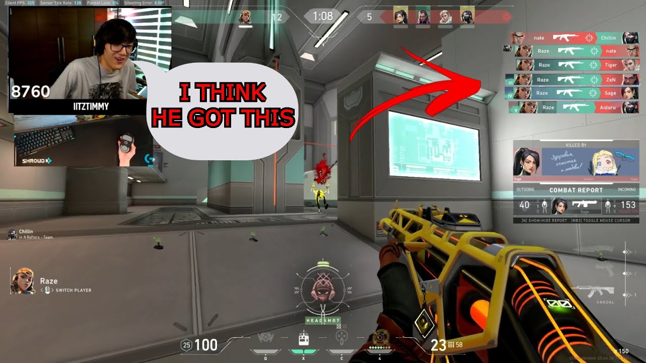 WOW!! Timmy witness the Incredible 1v5 ACE to End the Match 😱 ...