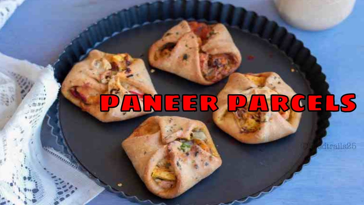 Paneer parcels/paneer puff/homemade Domino's style paneer parcels/easy ...