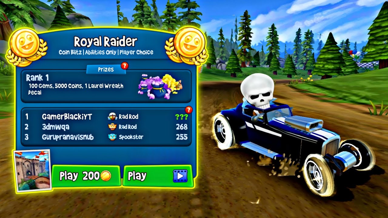 ROYAL RAIDER🗿🔥 | Beach Buggy Racing 2 🎮 - YouTube