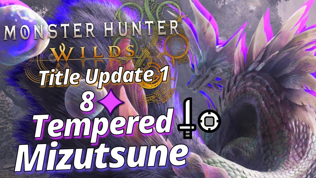 8 Tempered Mizu | Monster Hunter Wilds TU1 - YouTube
