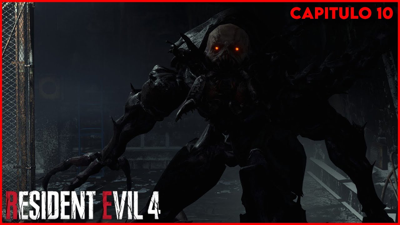 CORRER O PELEAR? EL VERDUGO... - Resident Evil 4 Remake - CAPITULO 10 ...