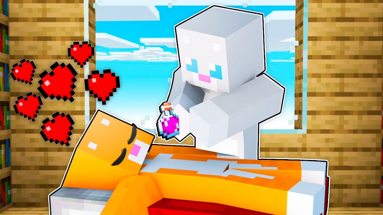ENAMORO a MI AMIGO con una POCION de AMOR en MINECRAFT - YouTube