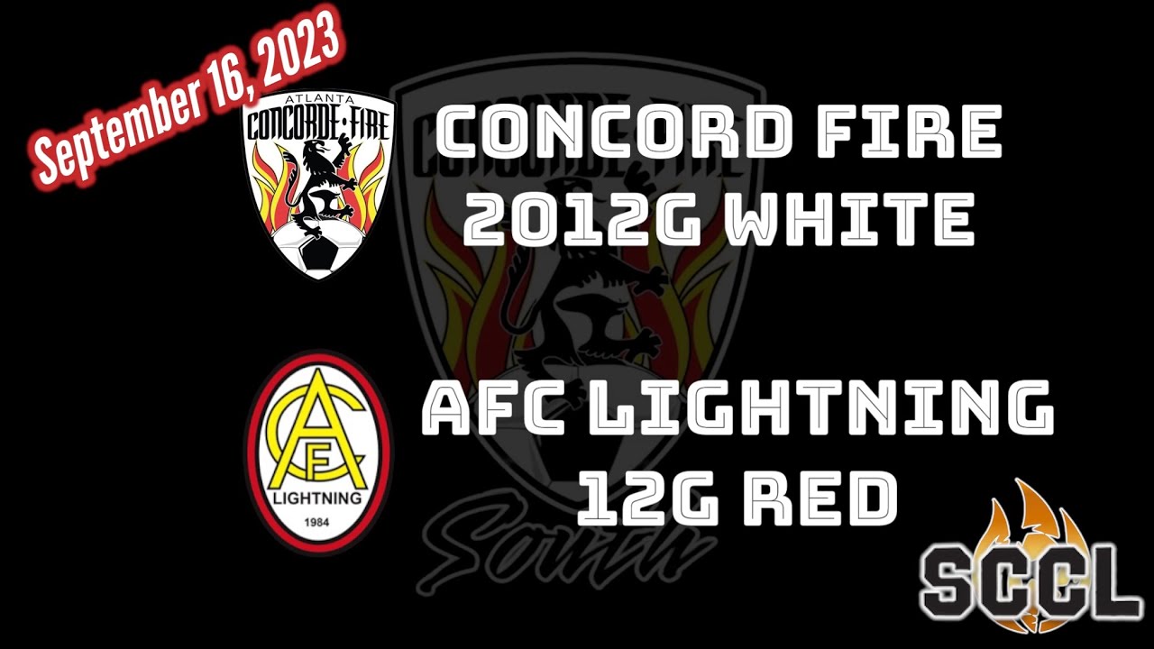 SCCL Game - CFC South 2012G White vs AFC Lightning Red 12G (9.30.23 ...