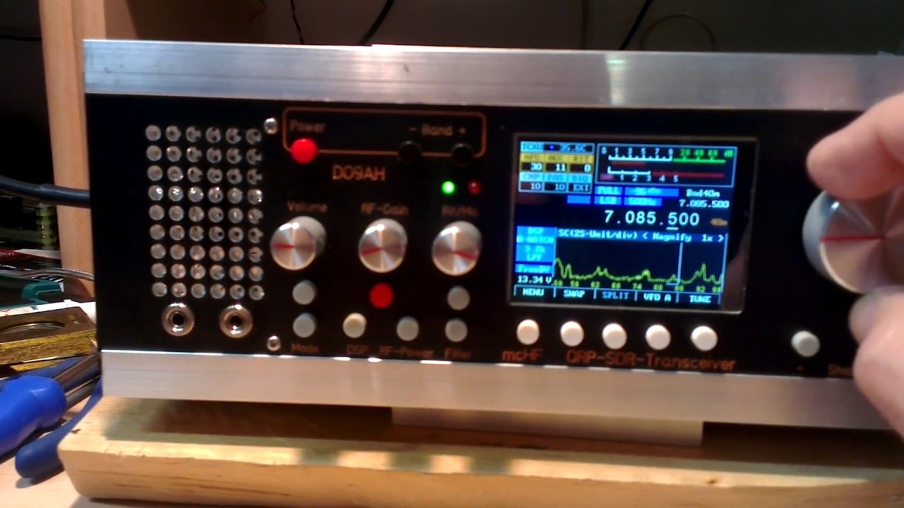 mcHF SDR-QRP-Tranceiver - YouTube