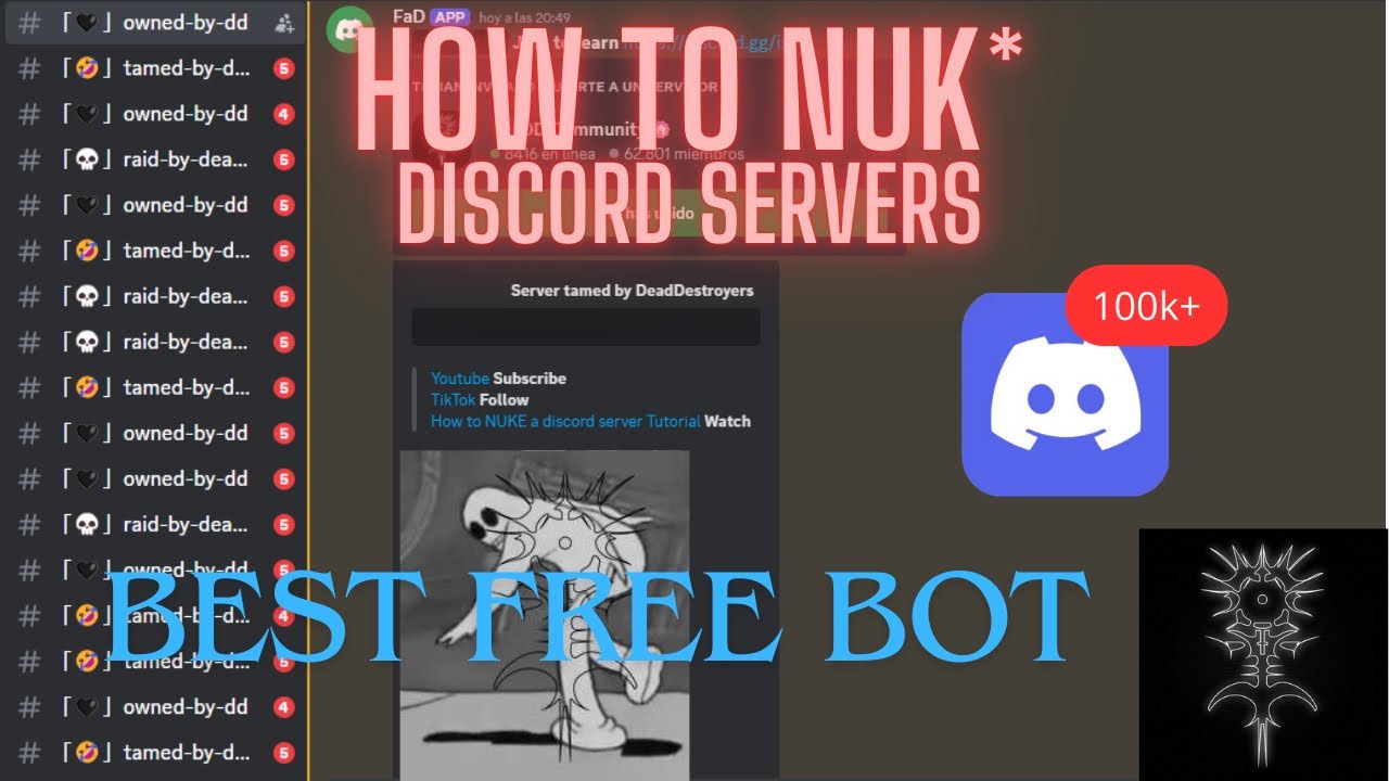 HOW TO NUKE A DISCORD SERVER (working) 2025 - YouTube