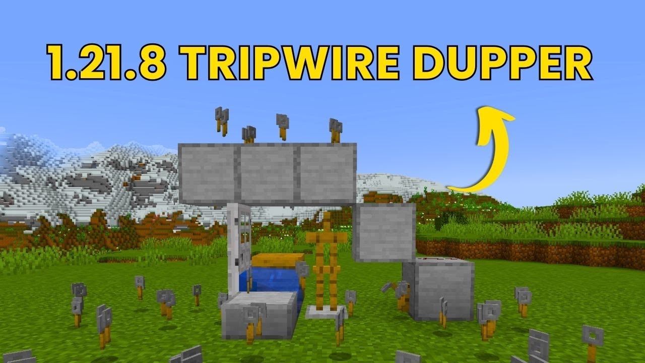Minecraft 1.21.8 Tripwire Duper - YouTube