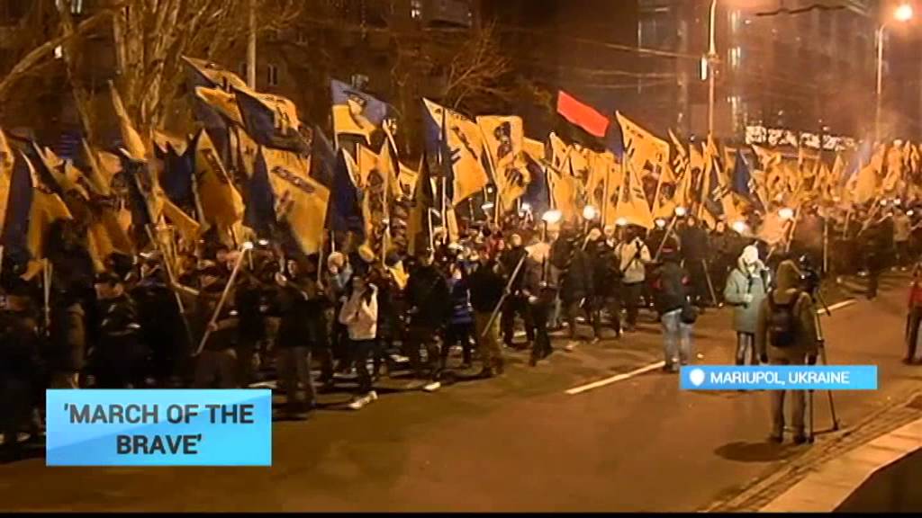 'March of the Brave': Ukraine volunteer battalion erects monument to ...