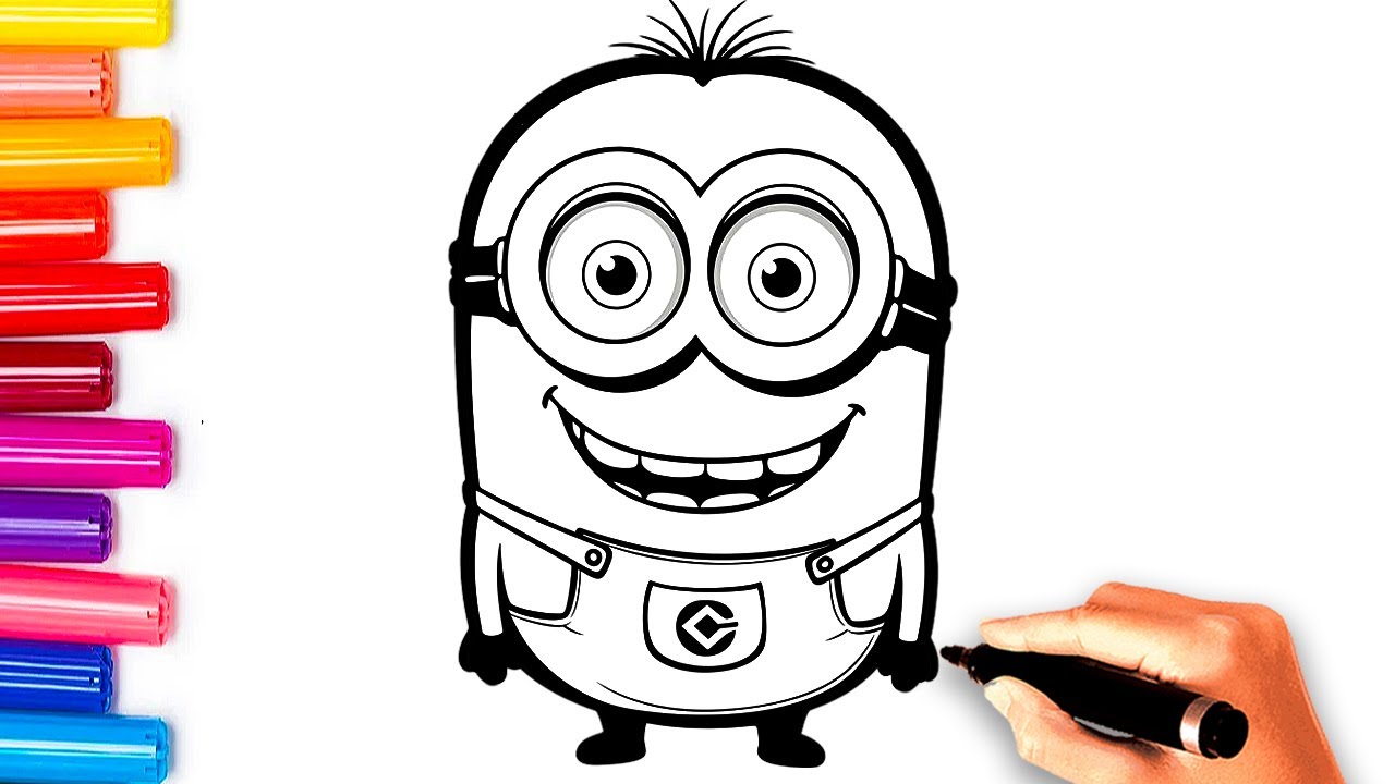 How To Draw Minion | DESPICABLE ME 4 - YouTube