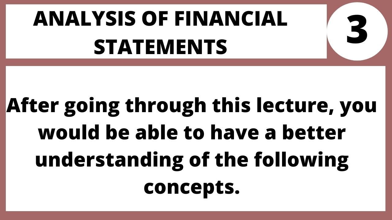 Financial Statement Analysis Mgt330 Lecture in Hindi Urdu 03 - YouTube