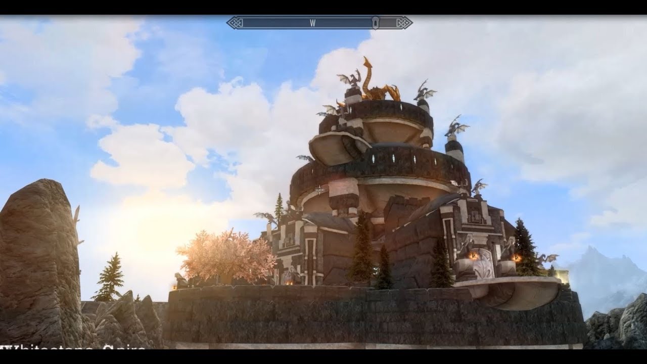 Whitestone Spire - Skyrim Special Edition House Mod - YouTube