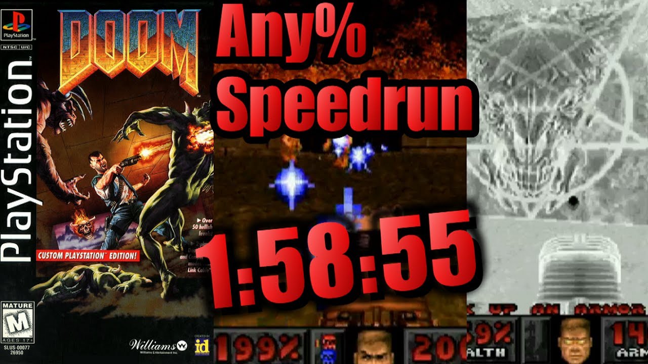 Playstation Doom Any% Speed Run in 1:58:55 - YouTube