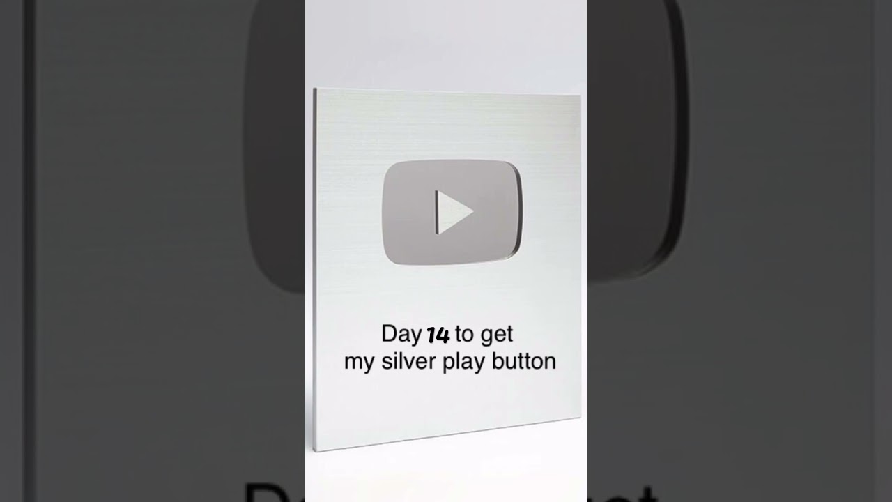 Day 14 for silver play button #14 - YouTube