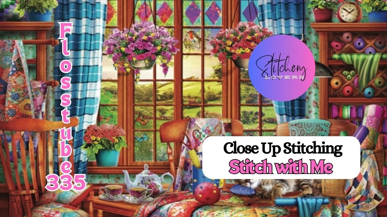 CLOSE UP STITCHING | HAED Mini Patchwork Quilt Room /SWM/Flosstube #335 | X'mas Giveaway Recap ...