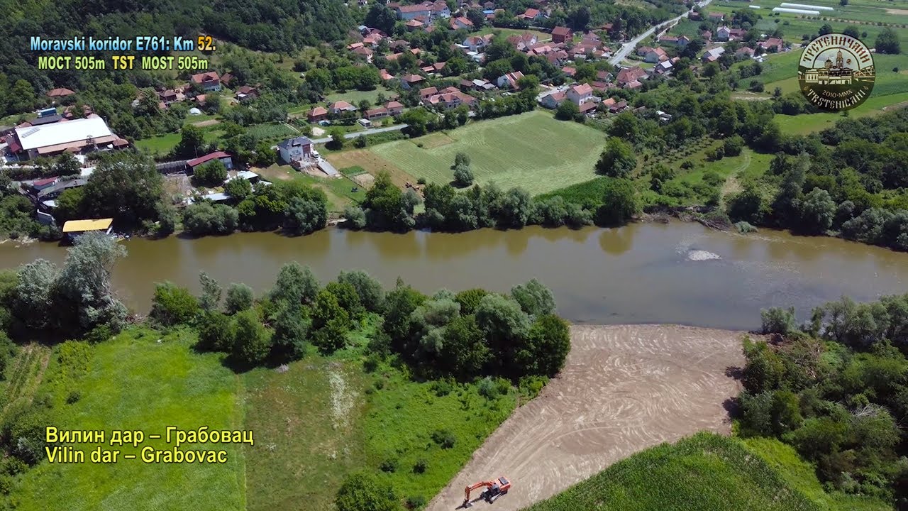 MORAVSKI KORIDOR autoput E-761 – Kilometar 52. most 505 m - Vilin dar ...