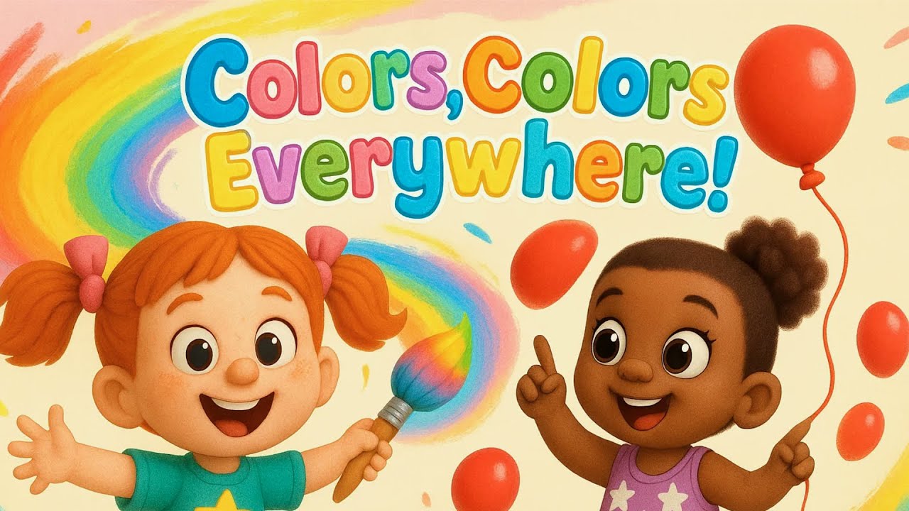 Colors, Colors Everywhere! 🌈 | Tickle Time Tunes - YouTube