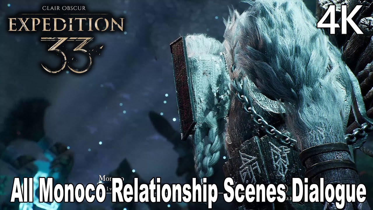 Clair Obscur Expedition 33 All Monoco Relationship Scenes Dialogue 4K ...
