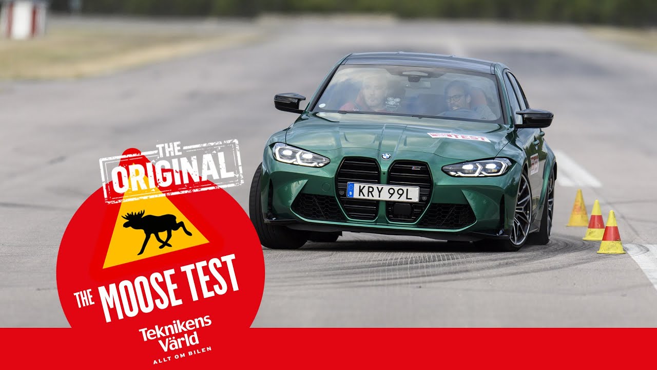 Moose test of the week: BMW M3 Competition - YouTube