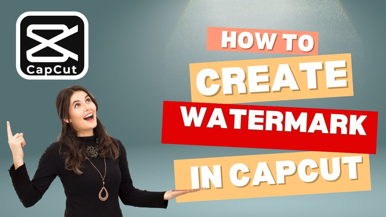 How to create watermark in capcut - YouTube