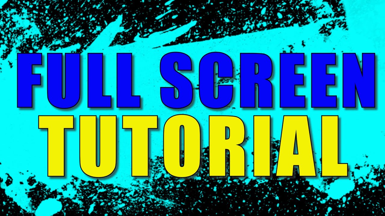 How To Use Full Screen In Premiere Pro Beginner Tutorial YouTube How To Use Full Screen In Premiere Pro Beginner Tutorial YouTube