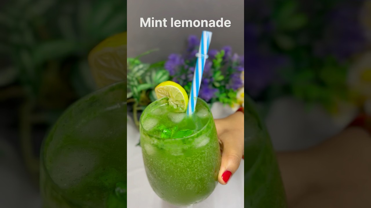 “Mint +Lemon = Summer bliss!#desicooler zingy Mint lemonade recipe in 1 ...