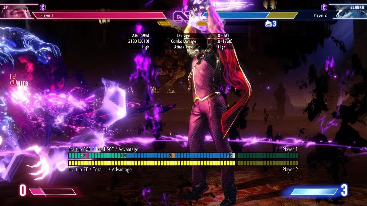 Street Fighter 6 JP Super Level 2 on block mixup setup - YouTube