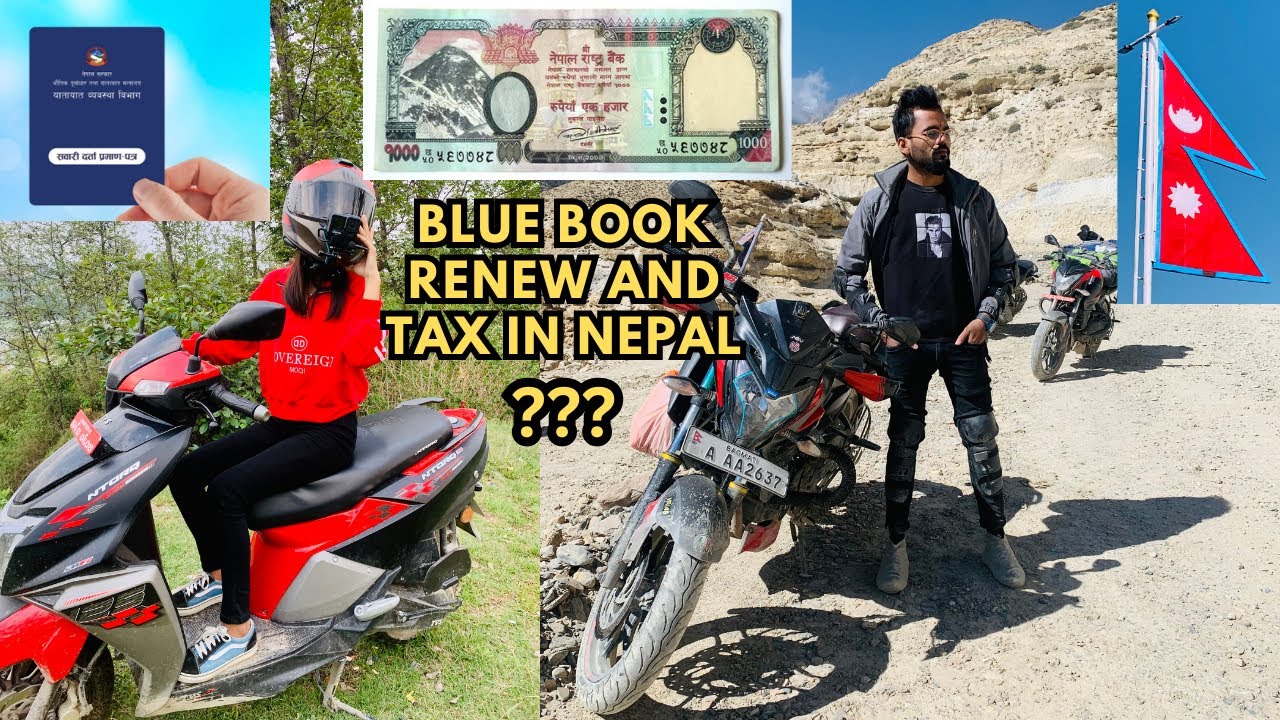 Motorcycle and Scooter New Tax & BillBook Renew in Nepal 🤔 - YouTube