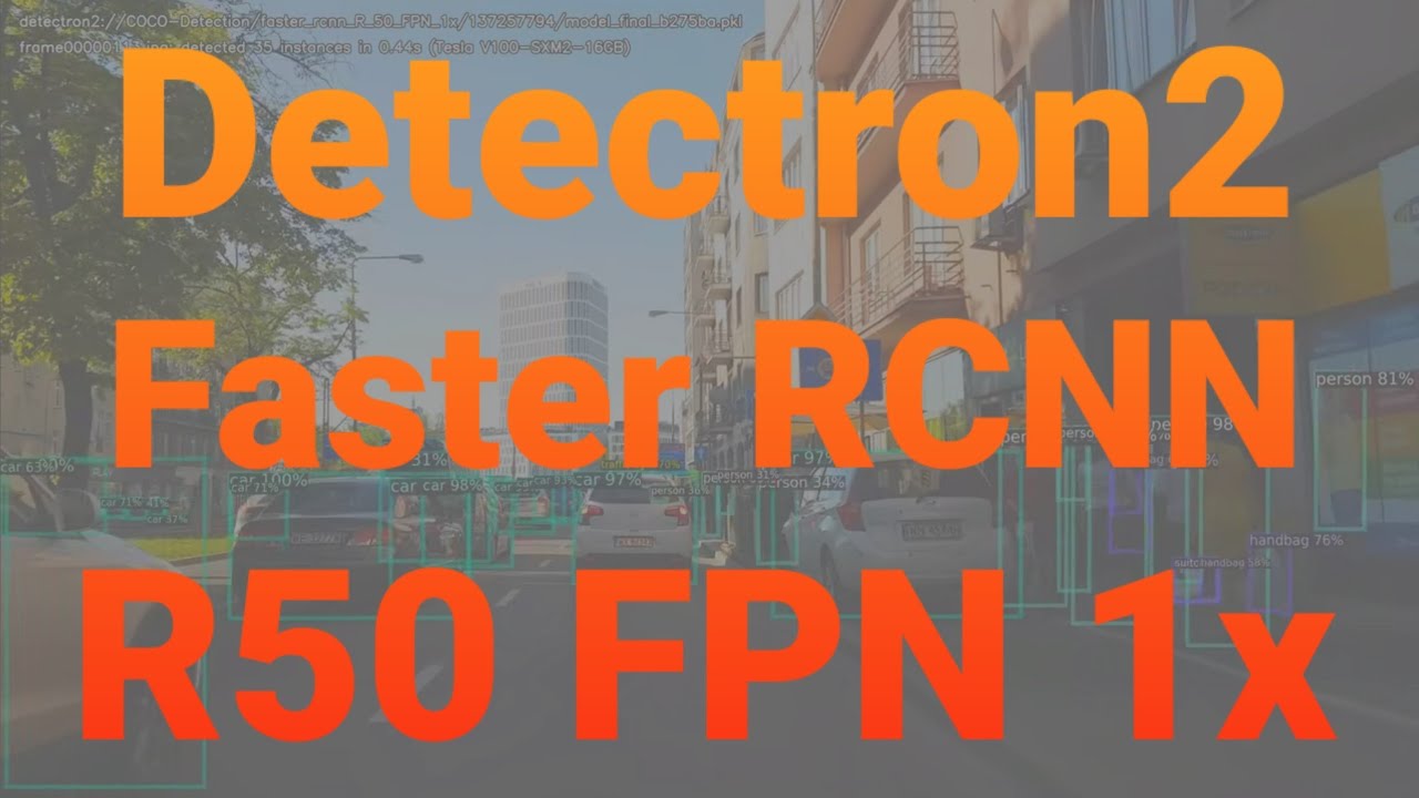 Detectron2 Faster Rcnn R50 Fpn 1x Youtube