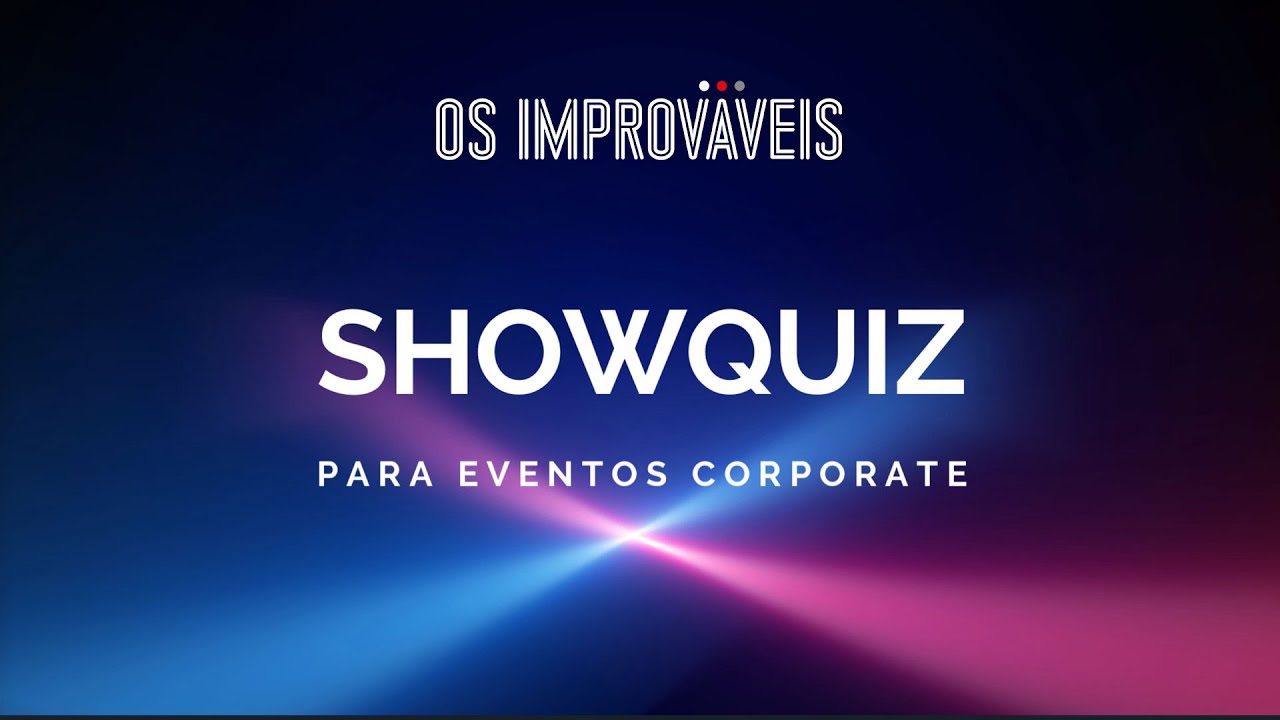 Os Improváveis - ShowQuiz 2025 - YouTube