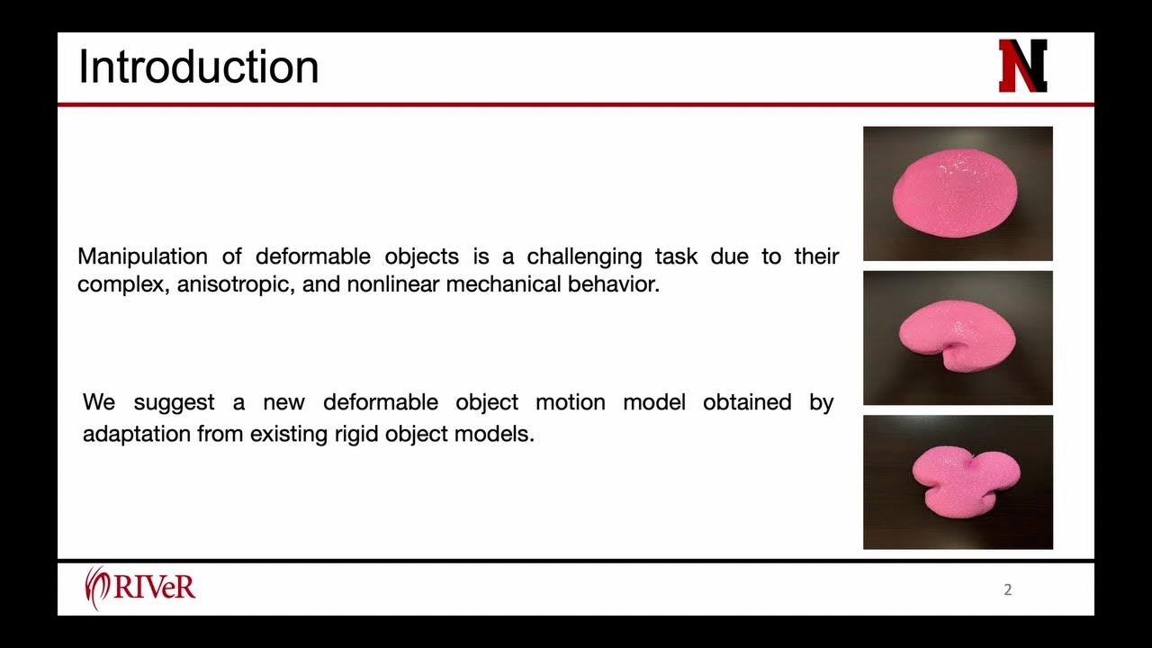 Deformable Objects Manipulation Using Model Adaptation Techniques - YouTube