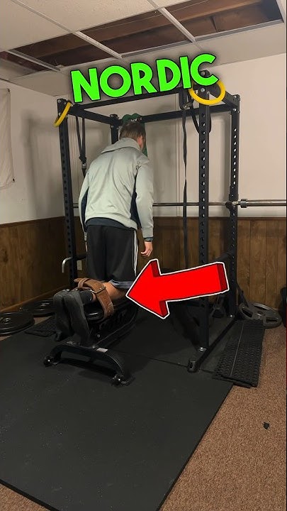 At-Home Nordic Hamstring Curl Setup (no partner) #shorts - YouTube