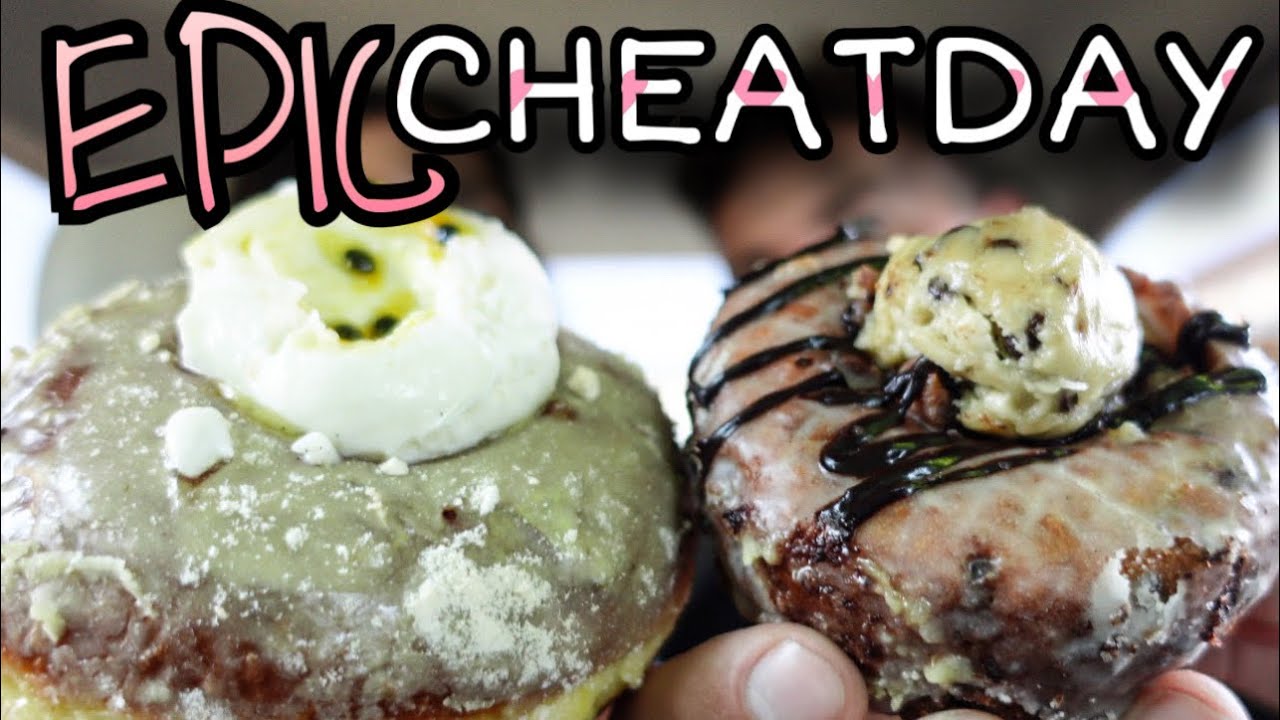 EPIC CHEATDAY | Donuts, Jumbo Burrito, Fried Chicken - YouTube
