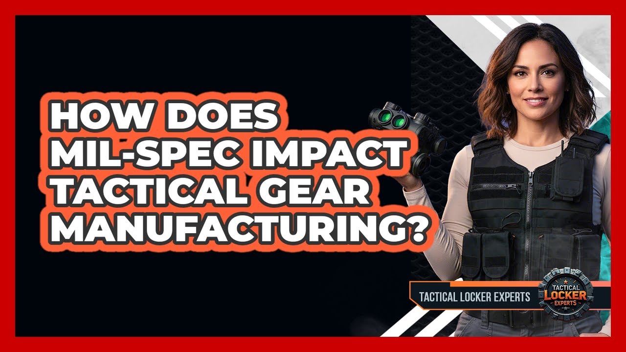 How Does MIL-SPEC Impact Tactical Gear Manufacturing? - YouTube