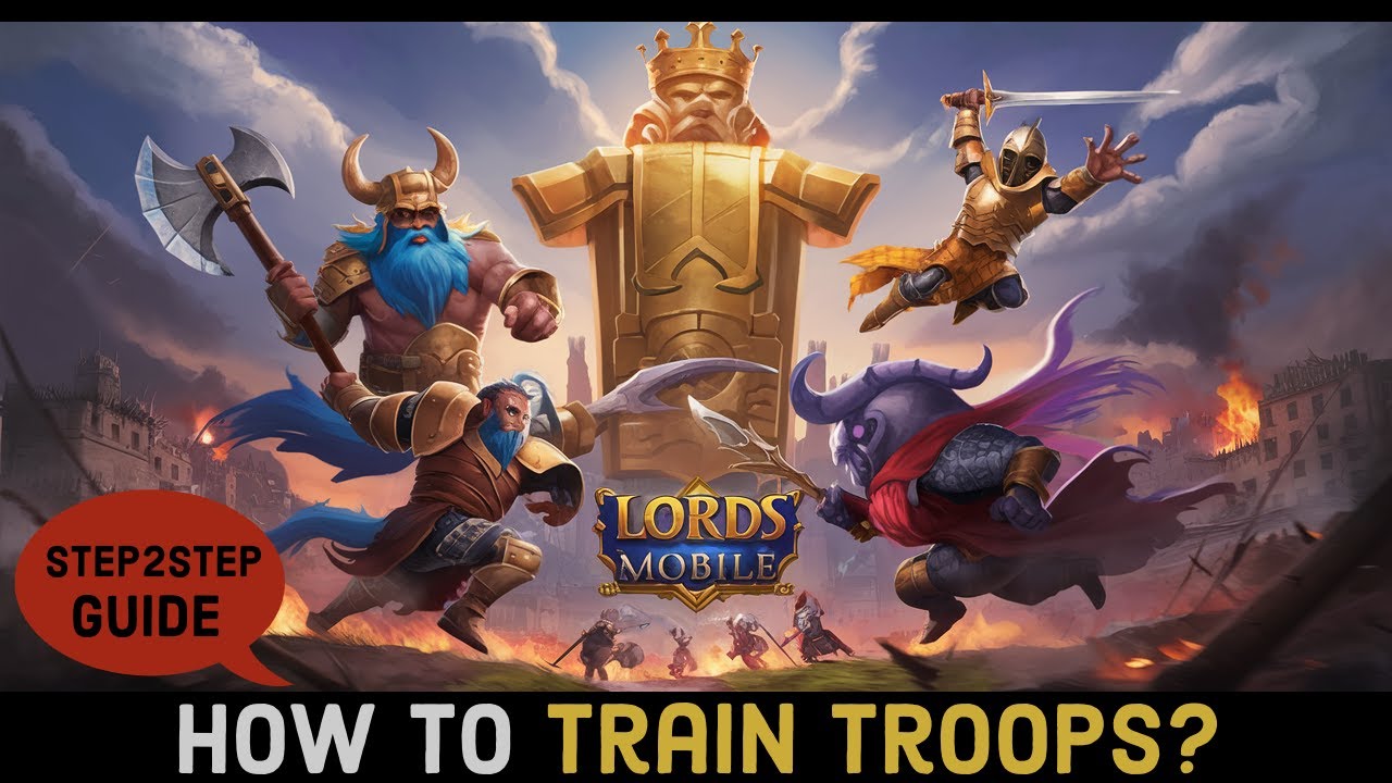 How to Train Troops in Lords Mobile? Fastest Way to Train Troops in ...