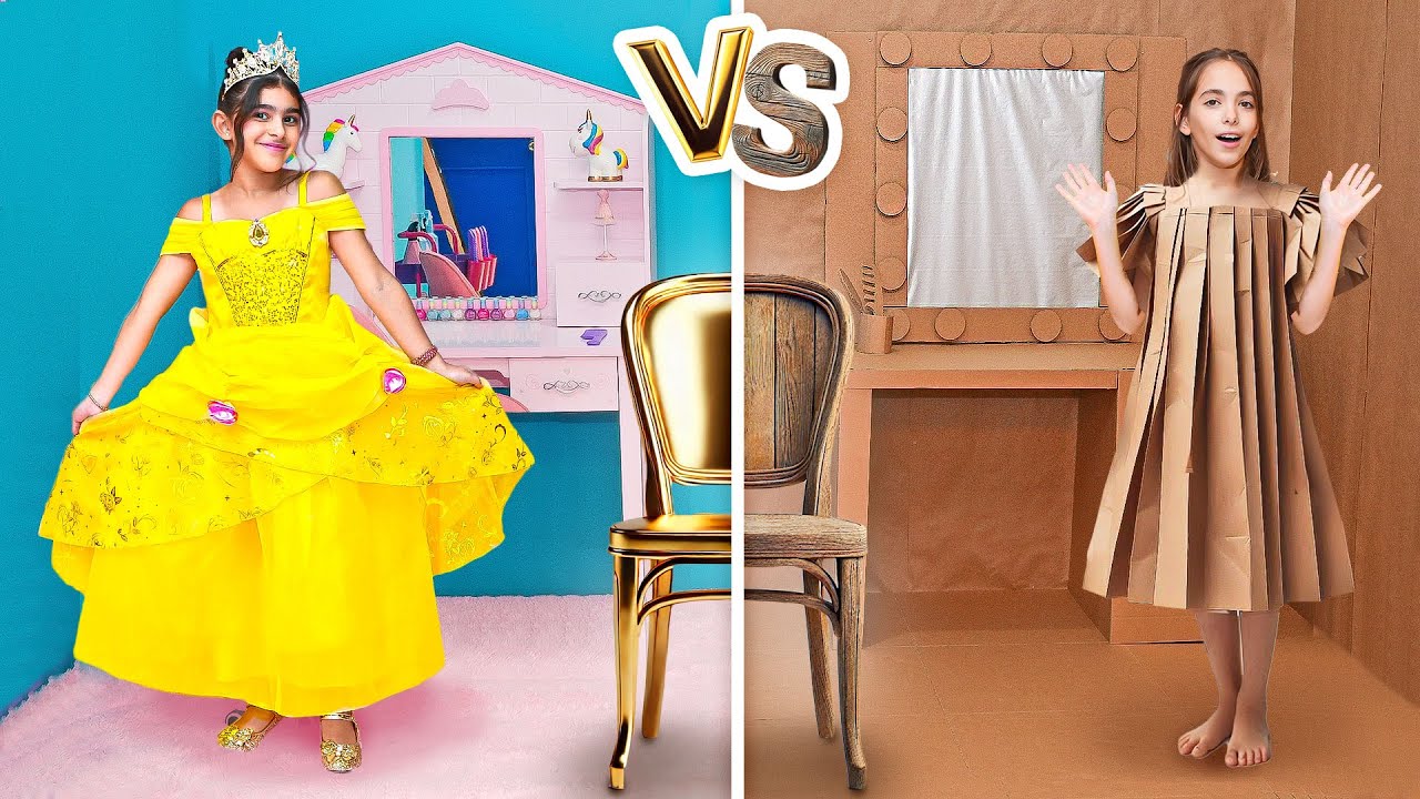 Rich Princess VS Broke Princess - YouTube