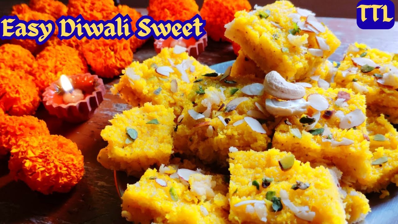 Diwali Sweets Recipe || Easy Diwali Sweet Recipe || Simple Diwali ...