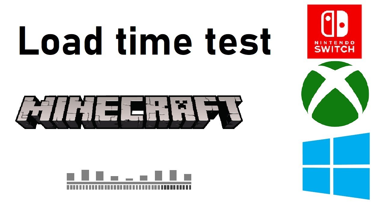 Minecraft Bedrock Load Time Xbox vs Switch vs PC vs Mobile - YouTube
