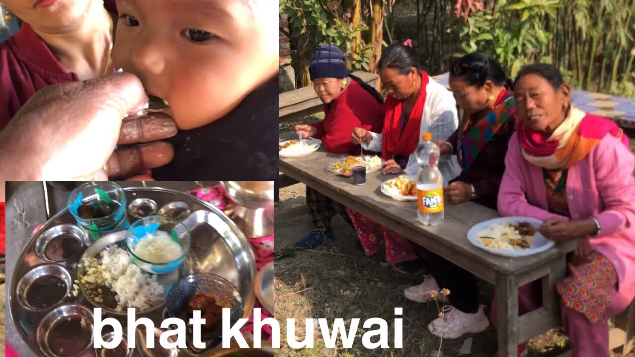 Nani Ko Bhat Khuwai|| Rice Feeding Ceremony Full Video||Nepali Culture ...