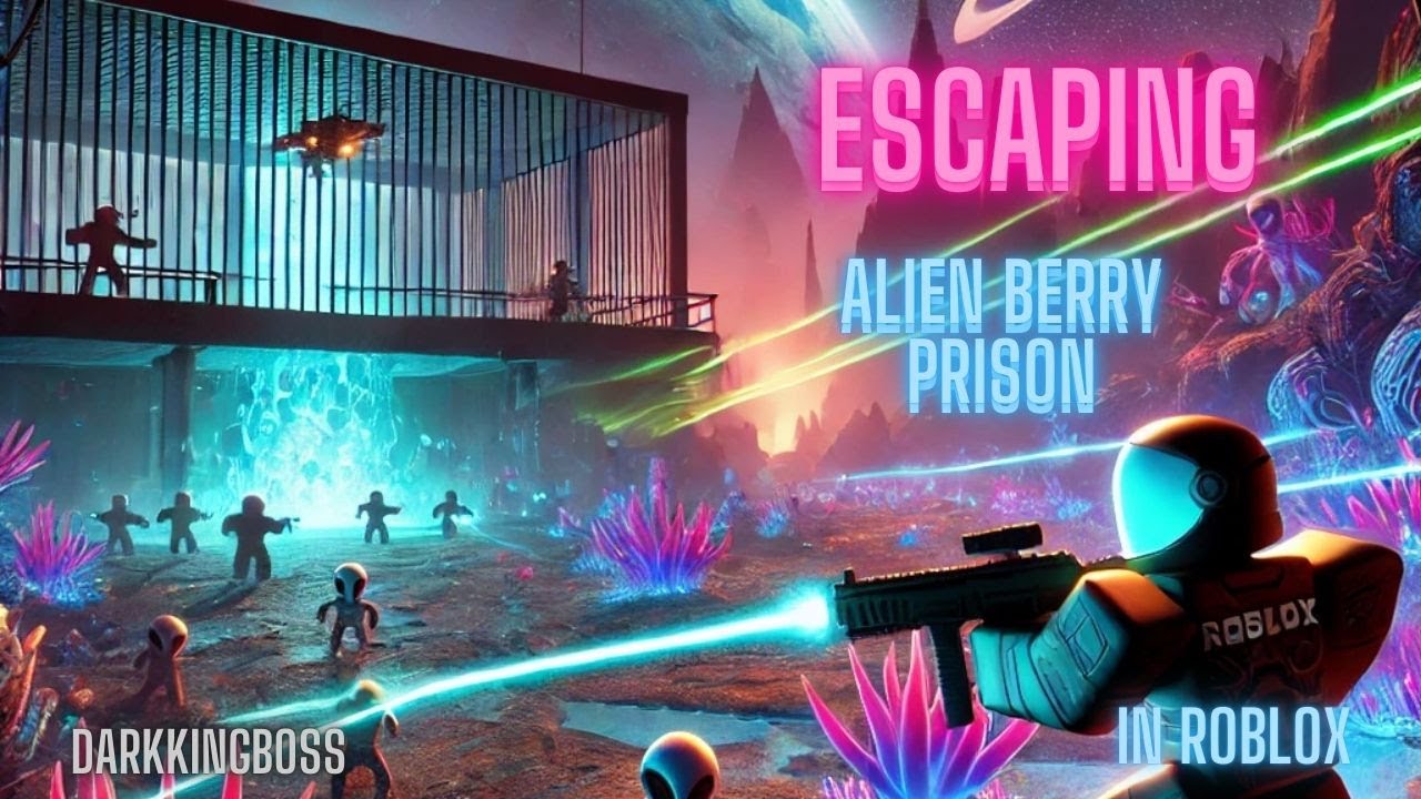 ESCAPING ALIEN BERRY PRISON ll ROBLOX - YouTube