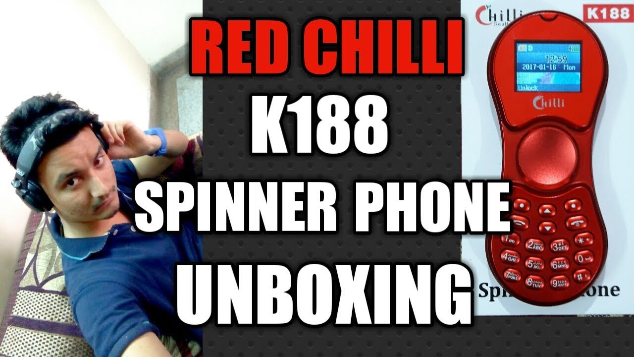 Red Chilli K188 Spinner Phone Unboxing (Hindi) - YouTube