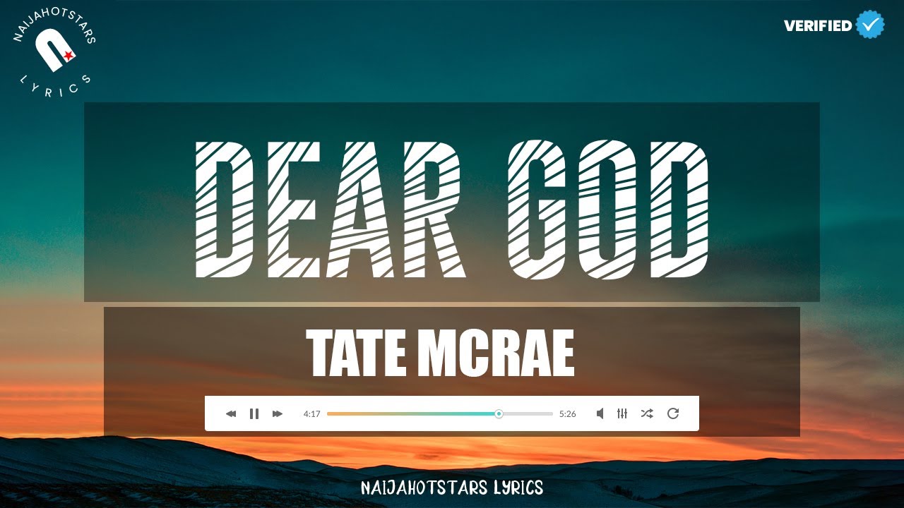 Tate Mcrae - Dear God Lyrics (Official Video) - YouTube