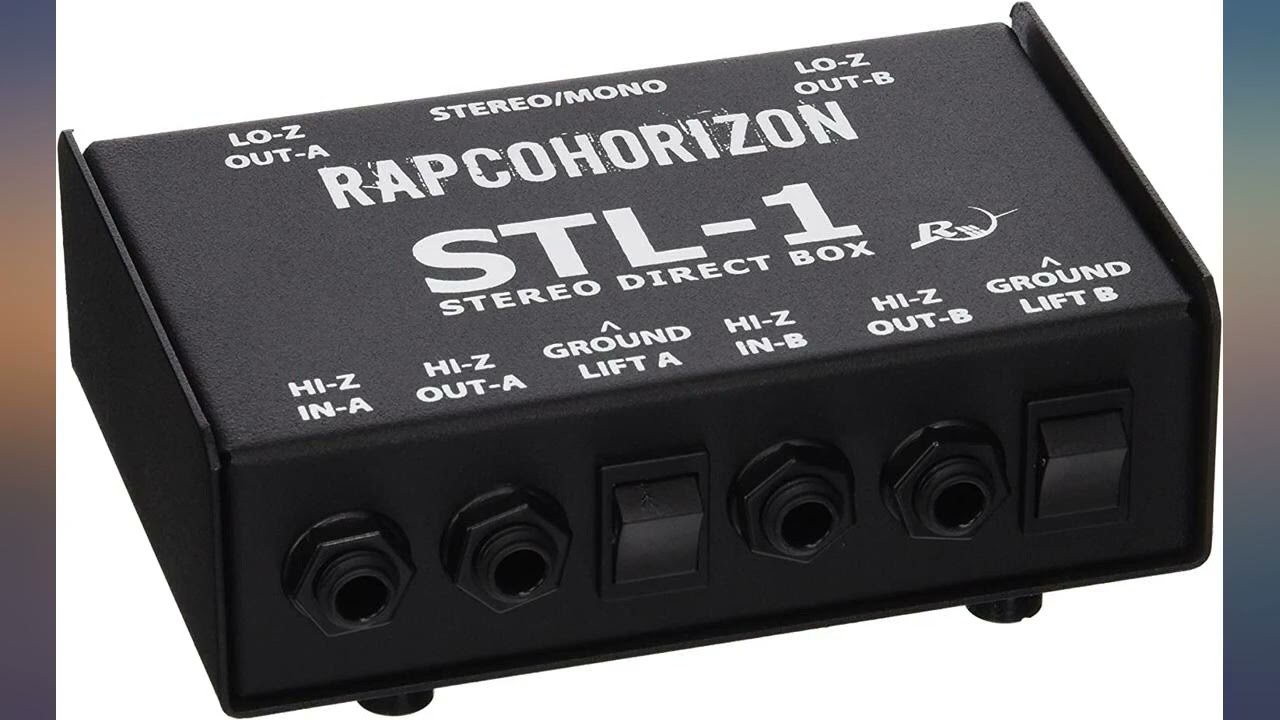Rapco Horizon DB-1 Passive Direct Box review - YouTube