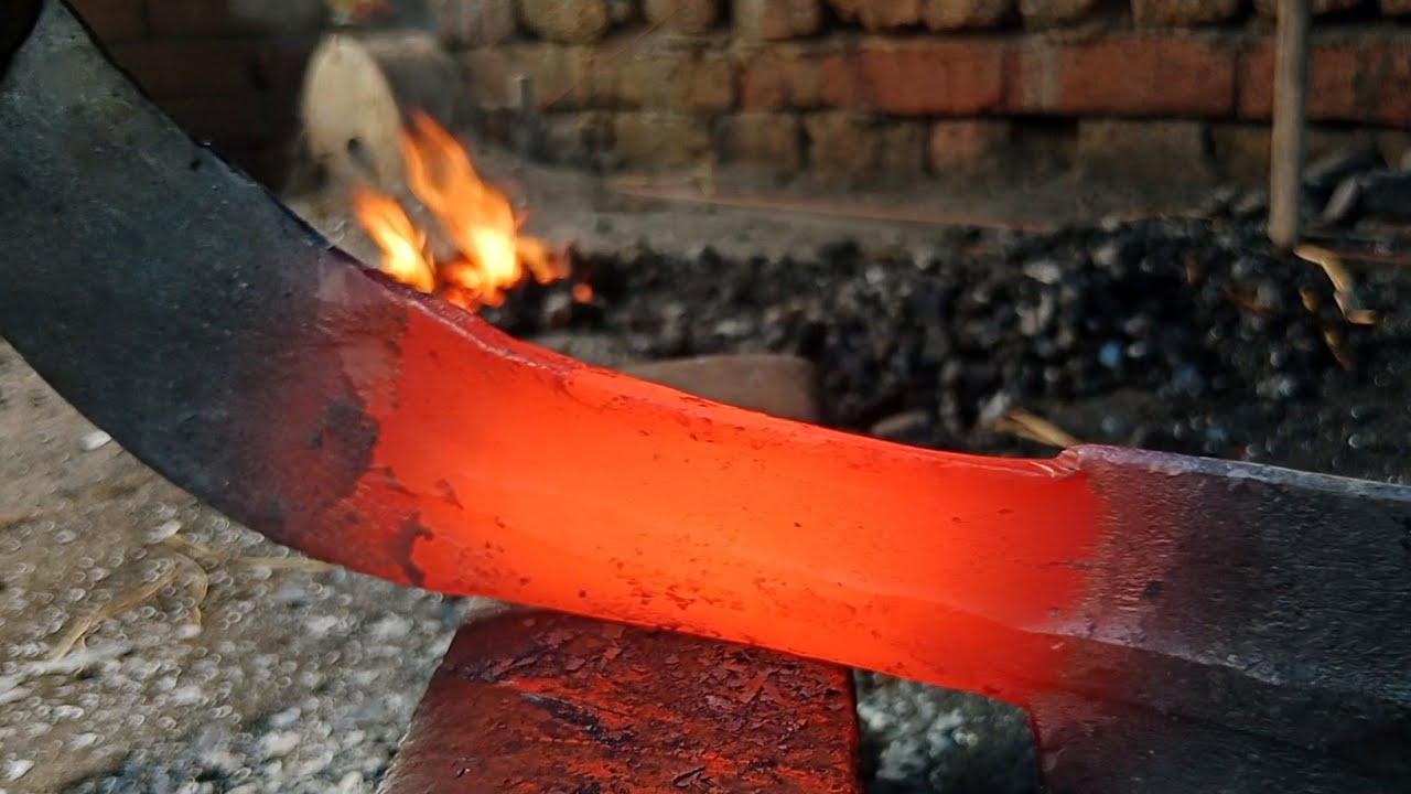 How did the blacksmith make a bhujali from an angle - YouTube