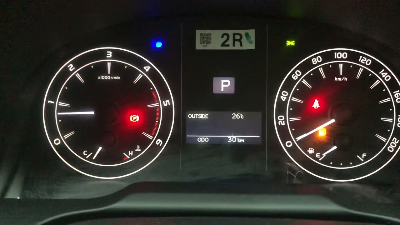 Innova Crysta GX Model Multi Information Display| Innova Crysta 2021 ...