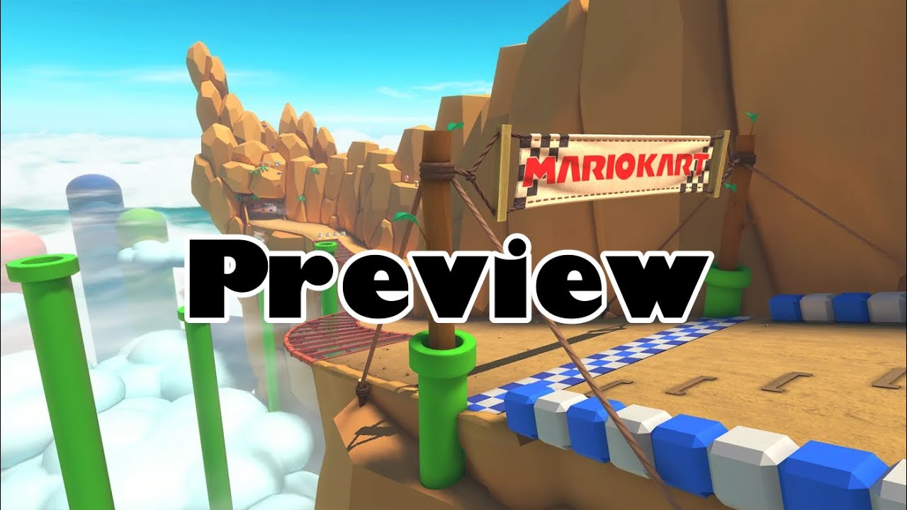 3DS Alpine Pass Mashup (Mario Kart 7 + Mario Kart 8 Deluxe) [Preview ...